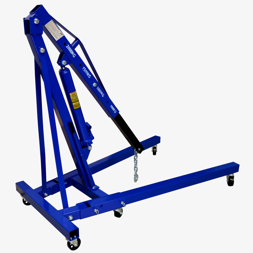 Guincho hidráulico 2T roda ferro base retratil G2000D Acm Tools - A ...