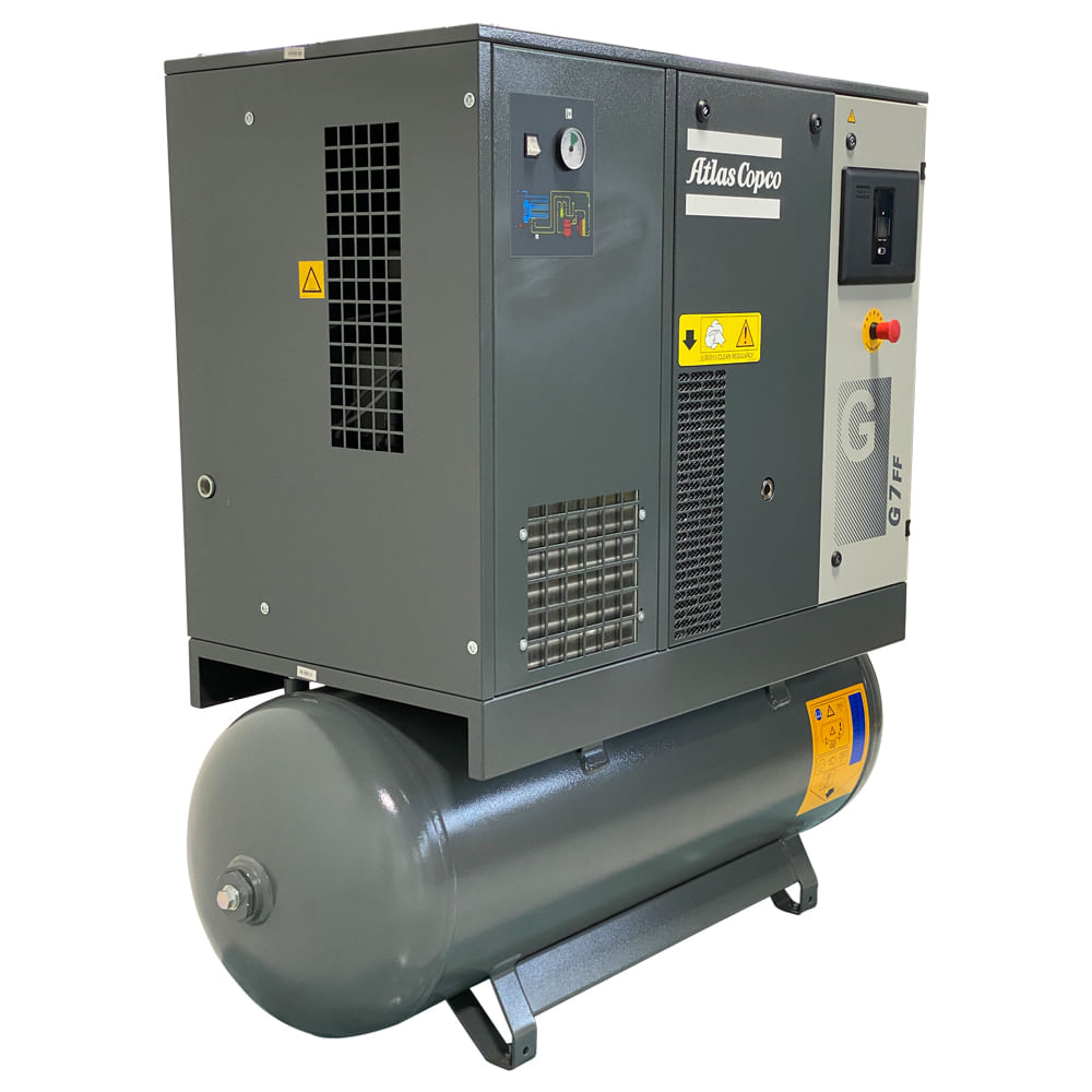 Compressor de Ar Parafuso G7FF TM265L 220V ATLAS COPCO - A Casa dos Macacos